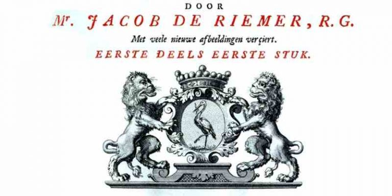 Jacob de Riemer (1676 – 1762): Niet vergeten door één boek ...